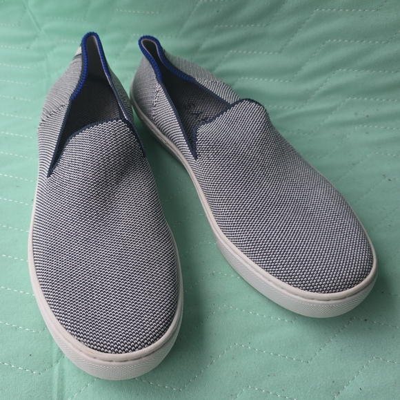 Rothy's | Shoes | Rothys Original Slip On Sneaker 7 Grayblue Clean ...